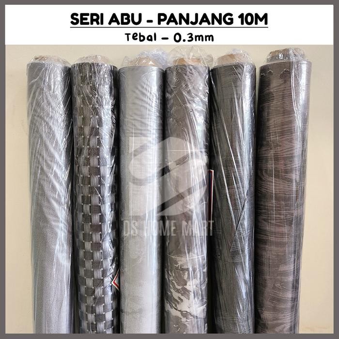Jual KOLEKSI ABU (ROLL 10 METER): Karpet Lantai Plastik Vinyl Alas Meja ...