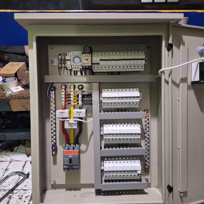 Jual Panel listrik 3 phase 50amper box panel 60x80 outdor | Shopee ...