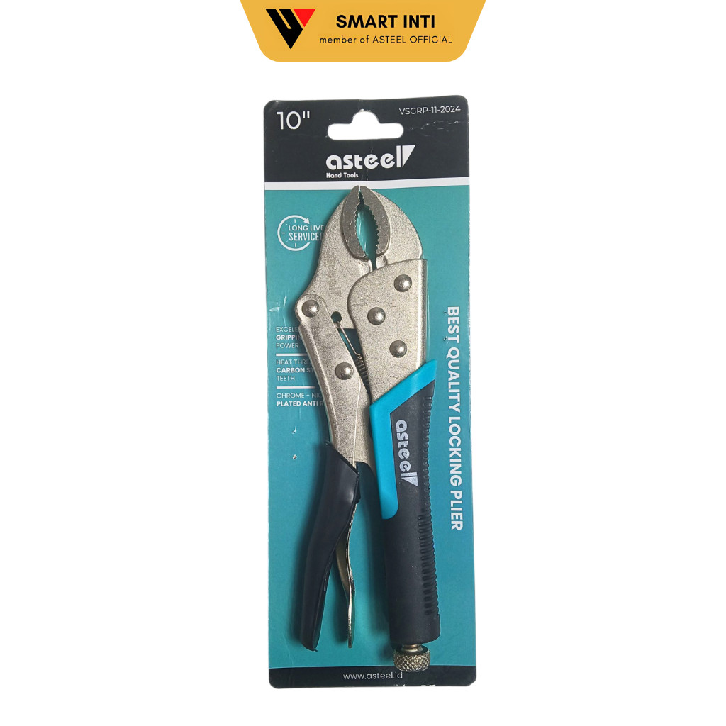 Jual Tang buaya bengkok vise grip locking plier curve original Asteel ...