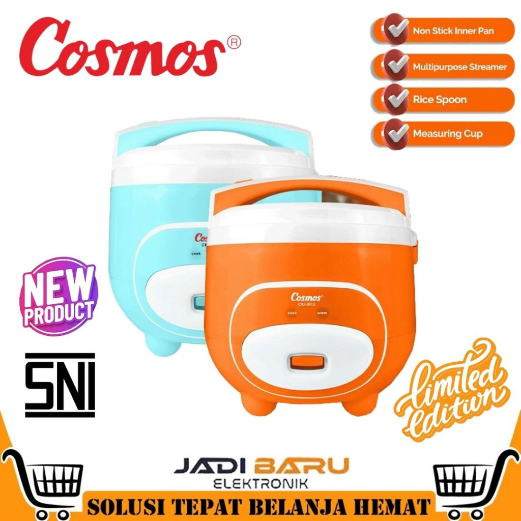 Jual (READY COD) MAGIC COM / RICE COOKER COSMOS CRJ3012 / CRJ-3012 ...