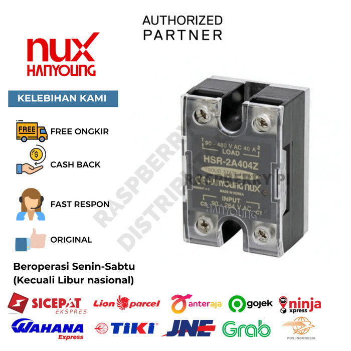 Jual Hanyoung Ssr Solid State Relay 1Ph 30A Hsr 2D302Z Load 90-264Vac | Shopee Indonesia