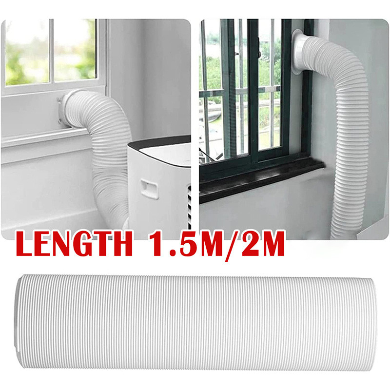 Jual 130/150mm Duct Extension Pipe Telescopic Flexible Air Conditioner ...