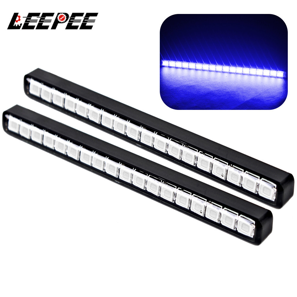 Jual Leepee Car Led Light Auto Daylight Waterproof Drl Car Daytime ...