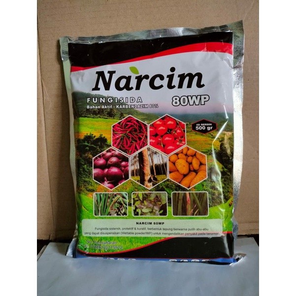 Jual Happygardens Fungisida Narcim 80Wp 500 Gram Karbendazim Sistemik ...