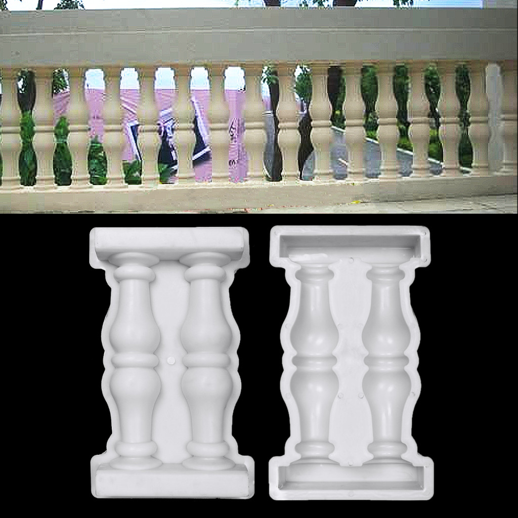 Jual 1 Buah Cetakan Paving Bangunan Cetakan Kolom Romawi Taman DIY ...