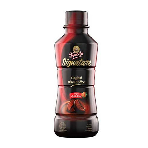 Jual KAPAL API SIGNATURE ORIGINAL BLACK COFFEE 200ML | Shopee Indonesia