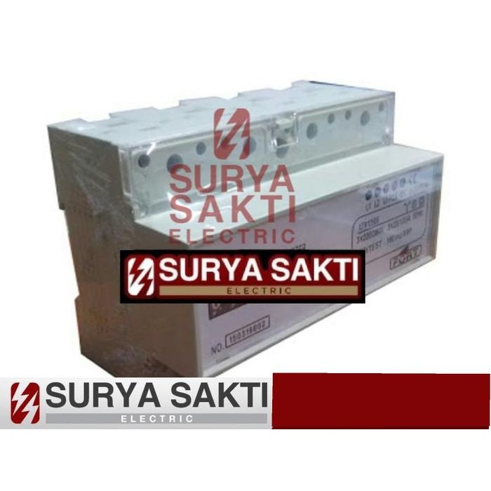 Jual Single Rate kwh meter XTM1250SCT Analog 3phase electronic fort | Shopee Indonesia