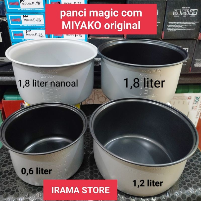 Jual nan$ Panci Magic Com Miyako Original Teflon Rice Cooker miyako ...