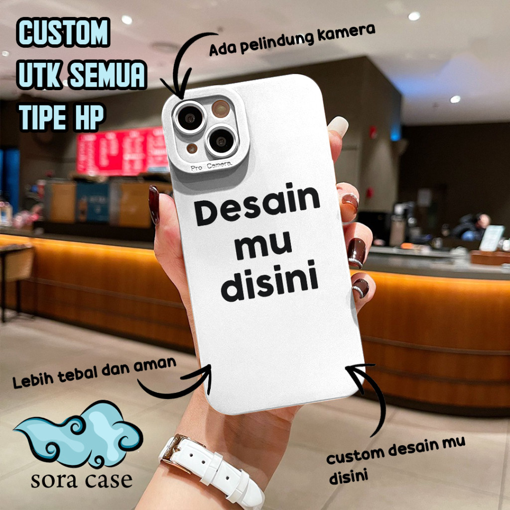 Jual fara Case Custom bebas desain Logo Foto Nama Wallpaper untuk semua ...
