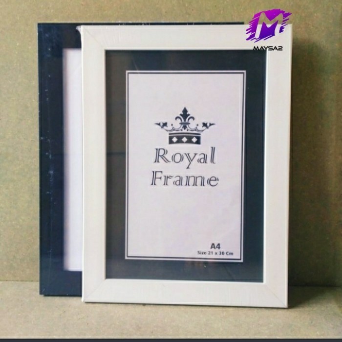 Jual [Expert] bingkai /pigura/frame foto minimalis a4 hitam dan putih ...