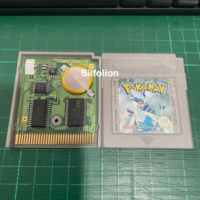 Jual Pokemon Silver Gameboy DMG Color Advance GBC GBA Nintendo Original ...