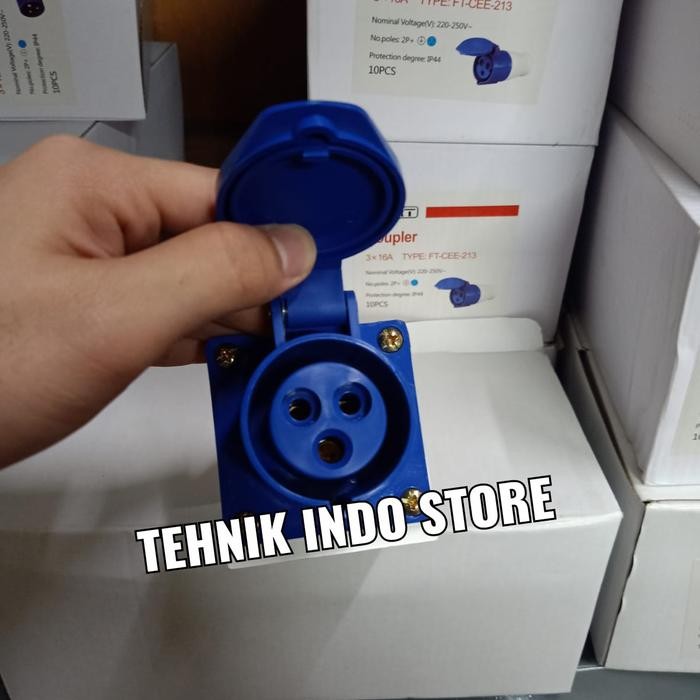 Jual Socket Wall 63A - 3Kaki Cee 133 / Surface Socket Ip44 | Shopee Indonesia