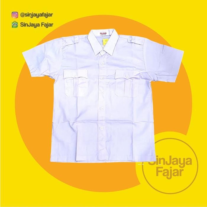 Jual Kemeja PMR tangan pendek PDL Putih Seragam Sekolah FAJAR | Shopee ...