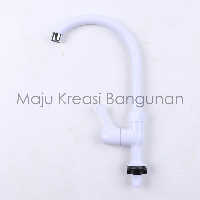 Jual KRAN ANGSA TANAM PVC NEW SOLIGEN KERAN AIR CUCI PIRING SINK DAPUR ...