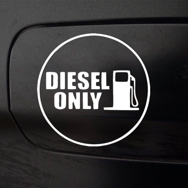 Jual IMPORT 10x10CM DIESEL ONLY Vinyl Car Sticker Waterproof stickers ...