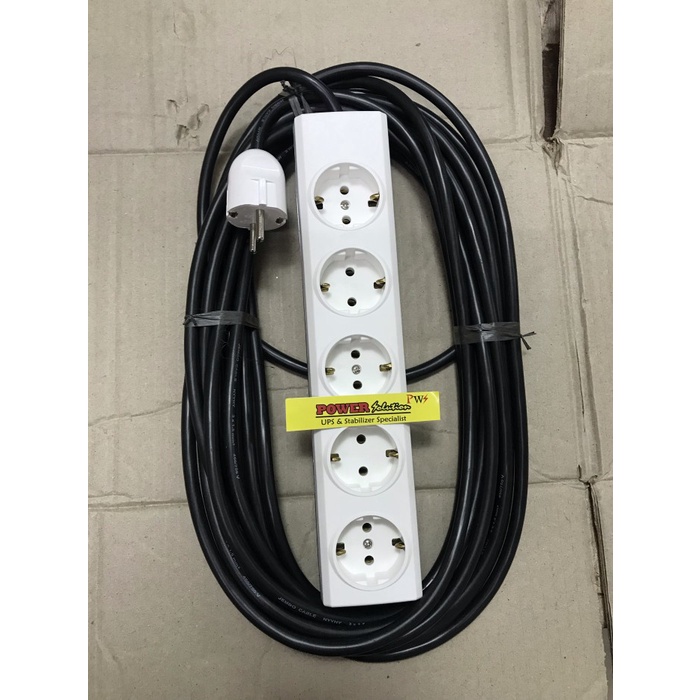 Jual Bagus Kabel Listrik Tambahan Roll ( Extension ) 10M 3X1.5Mm 5 ...