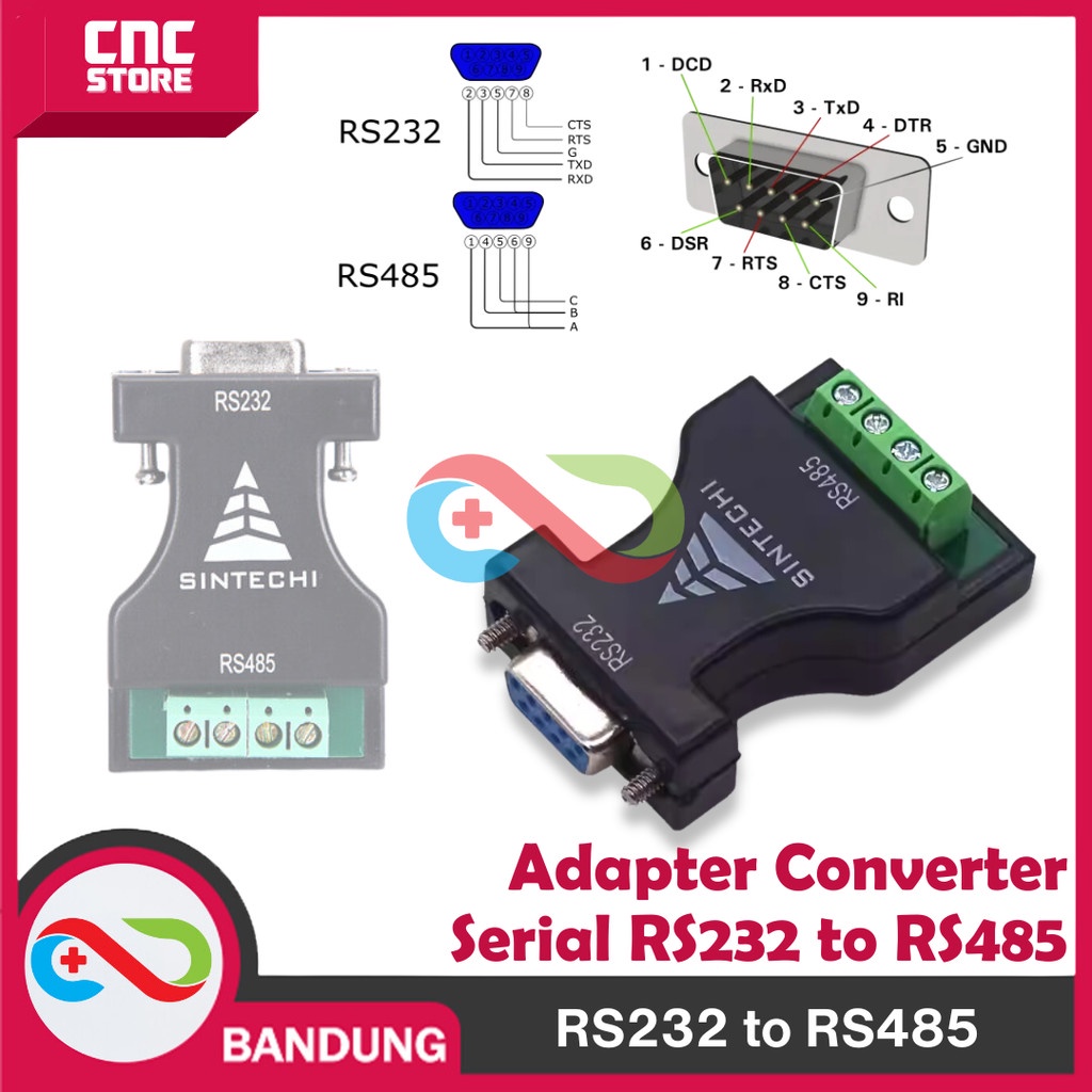 Jual RS232 TO RS485 RS 232 TO RS 485 INTERFACE SERIAL ADAPTER CONVERTER ...