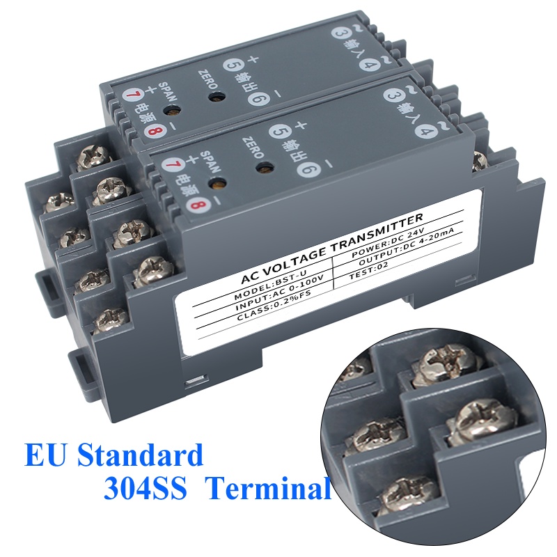 Jual HLA AC Voltage Transmitter Transducer Voltage Signal Transducer AC0-500V 0-1000V Input 4 ...