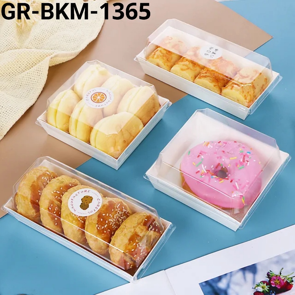 Jual GR-BKM-1365 Paper tray korean cake box kotak kue tutup mika ...
