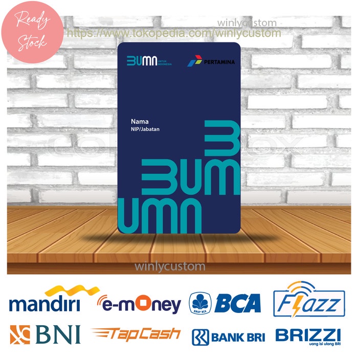 Jual KARTU EMONEY MANDIRI BCA BNI BRI ID CARD PERTAMINA NEW BUMN - 1 ...