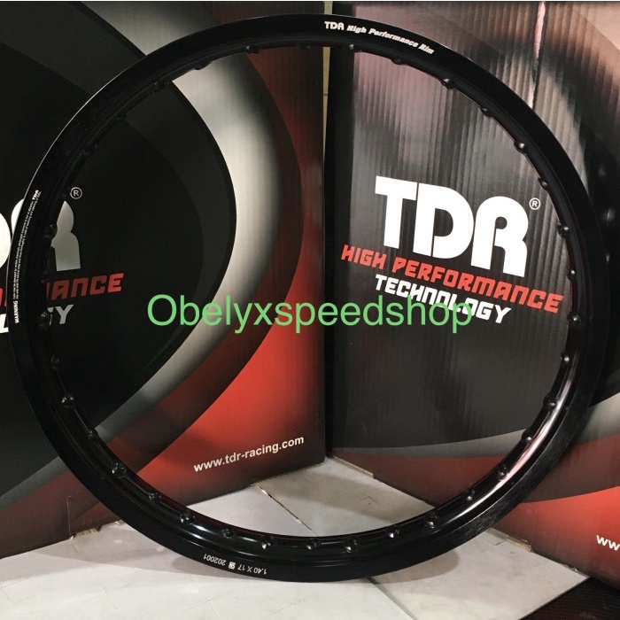 Jual Velg Tdr Wx Shape 140X17 Black/Hitam | Shopee Indonesia