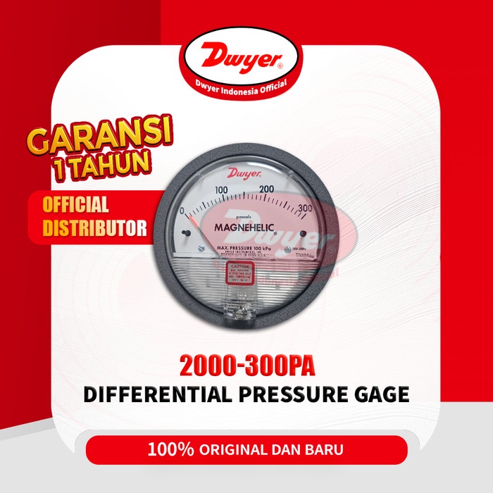 Jual Dwyer Magnehelic 0-300 Pascal Differential Pressure Gauge | Shopee ...