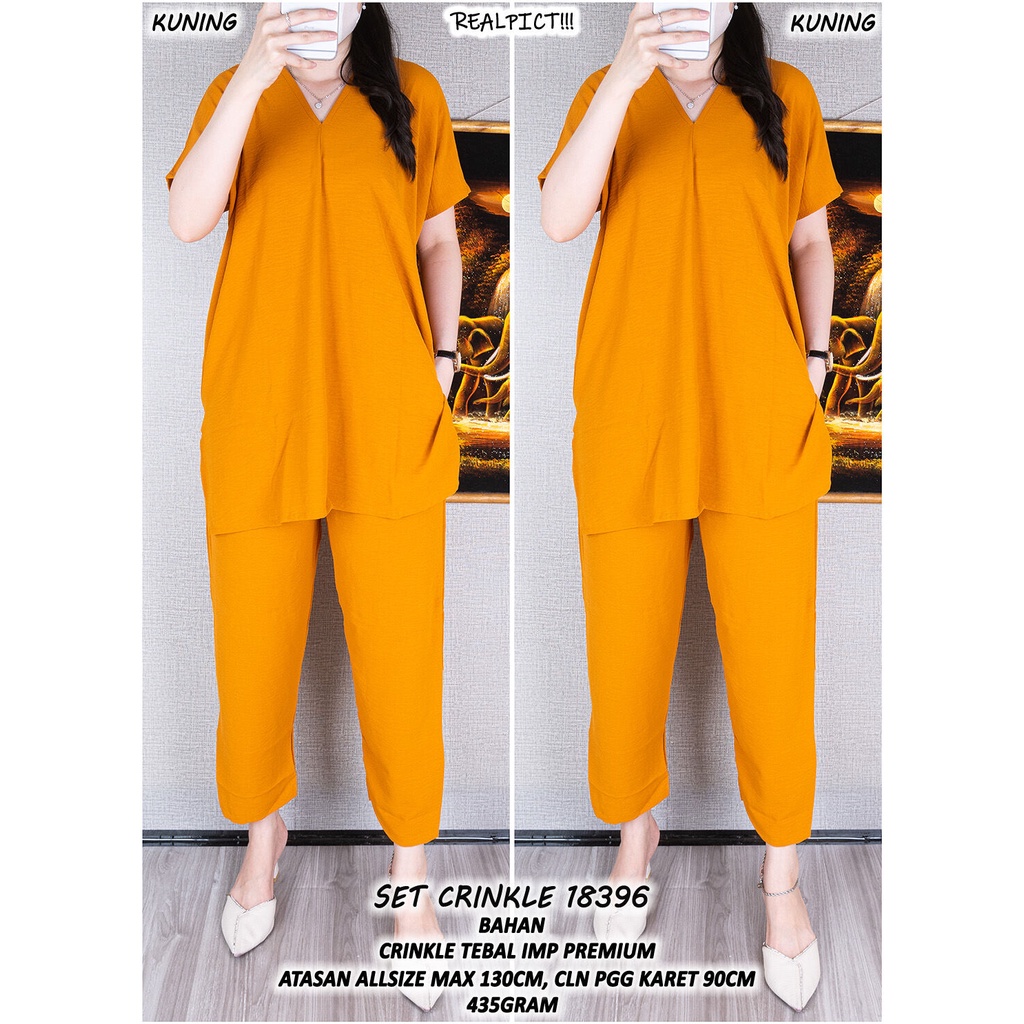 Jual SET CRINKLE 18396 #KUALITAS TANPA TANDING | Shopee Indonesia