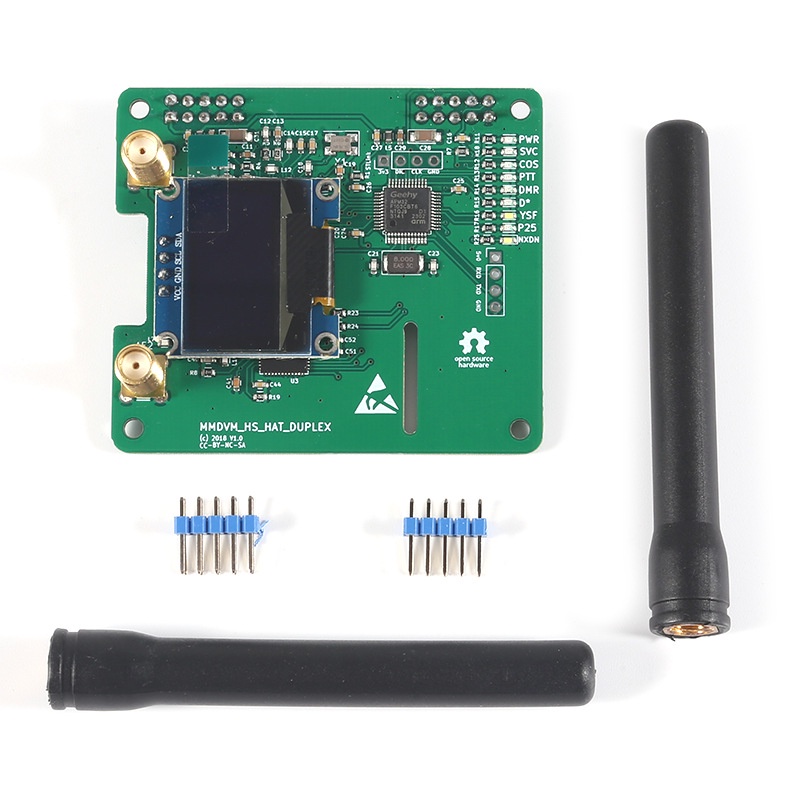 Jual MDA MMDVM Duplex Hotspot Board with OLED Display Screen Support DMR P25 D Star Mini Relay ...