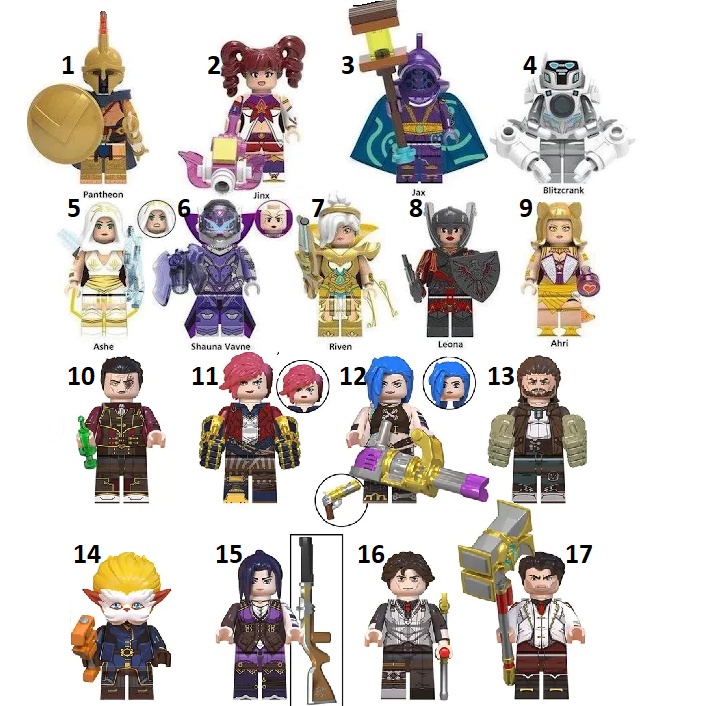 Jual Arcane League of Legends Pantheon Jinx Jax Ashe Vayne Riven Ahri ...