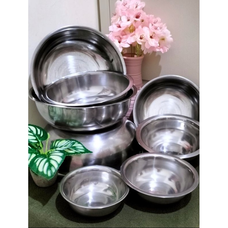 Jual Rekomendasi Terbaik !! Baskom-Mangkok-Kobokan Stainless Serbaguna ...