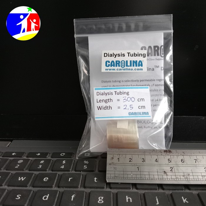 Jual Visking Tubing, Dialysis Tubing, Percobaan Osmosis 3m | Shopee ...