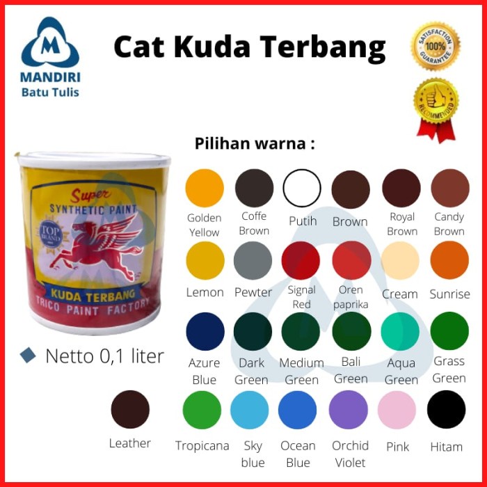 Jual Cat kuda Terbang Kecil 0.1 / Cat Besi / Cat Kayu / Cat Minyak ...