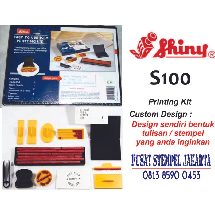 Jual Stempel Shiny S100 (Printing Kit) | Shopee Indonesia