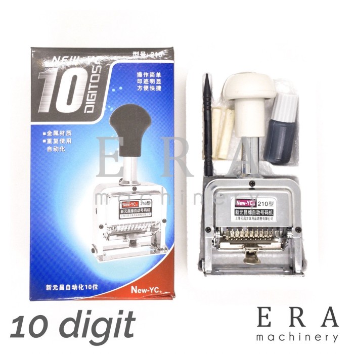 Jual Stempel Numerator Nomor Otomatis Stamp Automatic Numbering Heavy ...