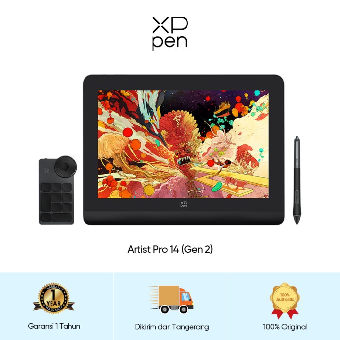 Jual XPPen Artist Pro 14 (Gen 2) Drawing Display Pen Display- 14 inch ...