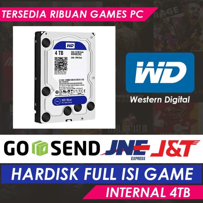 Jual HARDISK INTERNAL WDC 4TB FULL ISI GAME PC / MOVIE / ANIME | Shopee ...