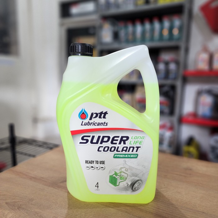 Jual Air Radiator Coolant Ptt Super Coolant (Oat) Green (4L) | Shopee ...