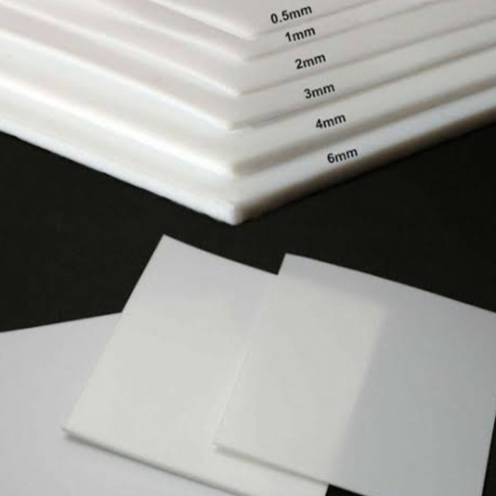 Jual Plat Teplon Tebal 5mm 80mm X 250mm PTFE sheet teflon lembaran 5 mm plate putih bahan ...