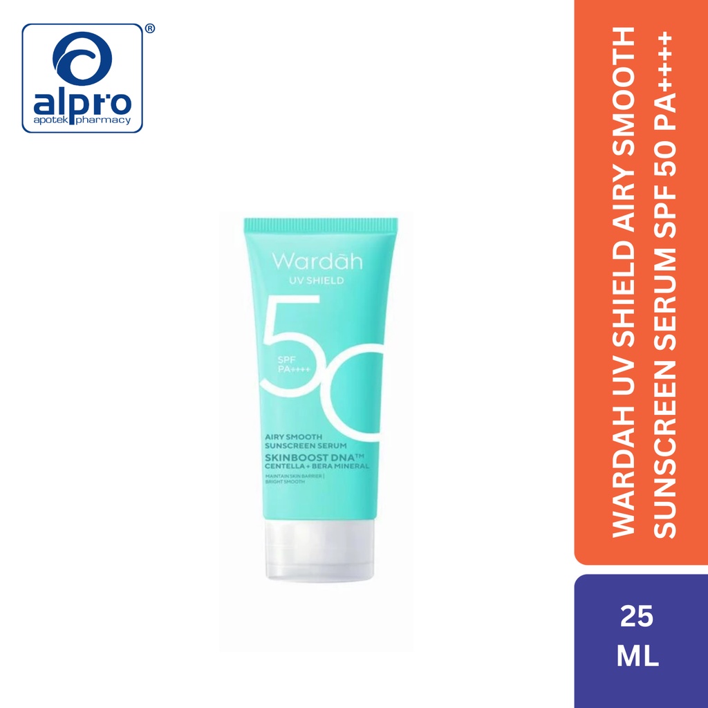 Jual Wardah Uv Shield Airy Smooth Sunscreen Serum Spf 50 Pa++++ 25 Ml ...