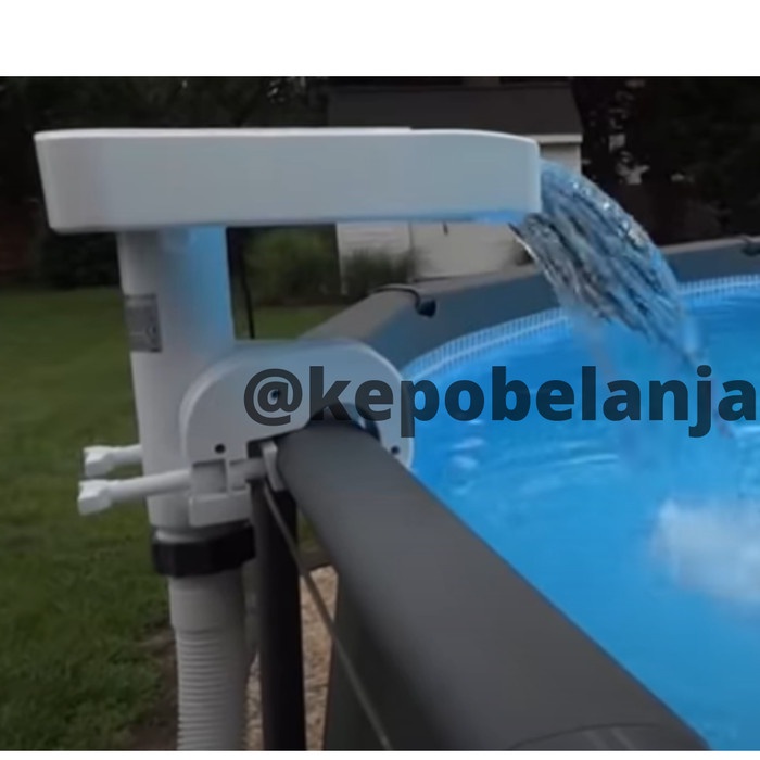 Jual PANCURAN AIR TERJUN KOLAM WATERFALL CASCADE INTEX 28090 WARNA LED ...