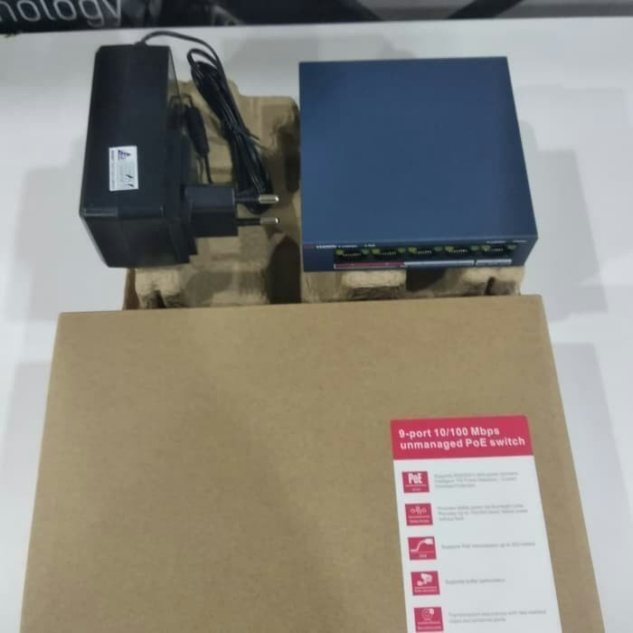 Jual Hikvision DS-3E010HP-E PoE 10 8+2 Swit HUB GIGA Port Uplink IP ...