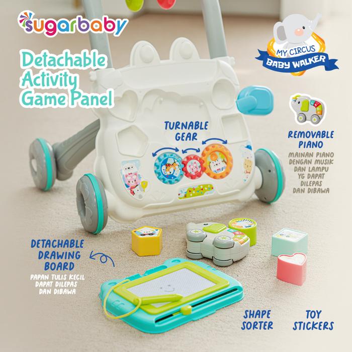 Jual Sugar Baby My Circus Push Walker (Baby Walker)/ Mainan Dorong Bayi ...