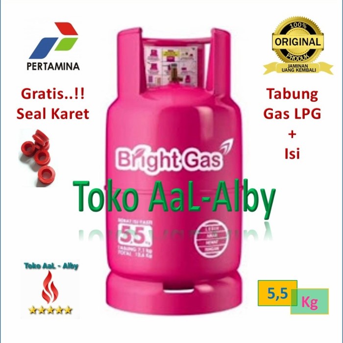 Jual Tabung Gas Bright Gas 5,5 Kg + Isi | Shopee Indonesia