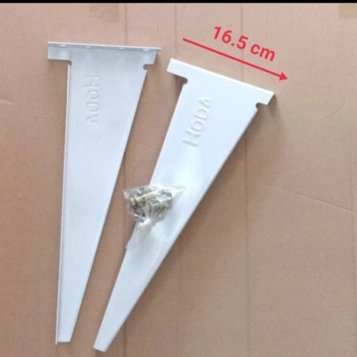 Jual Bracket Dudukan Outdoor AC Hoda 1/2 3/4 1 PK Tebal 1.4 mm Set ...