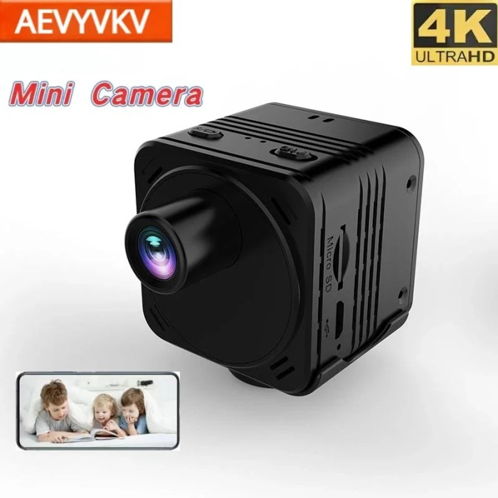 Jual AEVYVKV R8 4K Full HD WiFi Mini Camera IR Night Vision Motion ...
