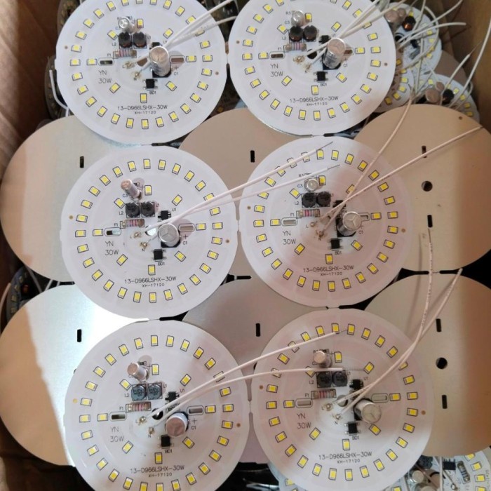 Jual PCB Lampu LED AC BM Hitam Watt Lengkap 3 5 7 9 12 15 18 20 27 30 ...