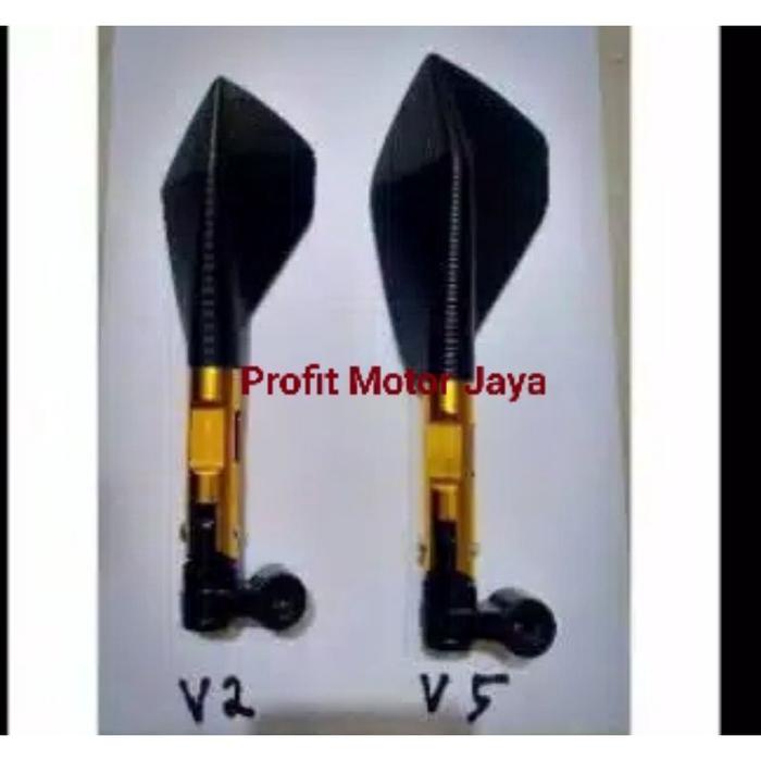 Jual Spion Tomok V5 dan V2 Kaca Biru dan Putih Universal Semua Motor ...
