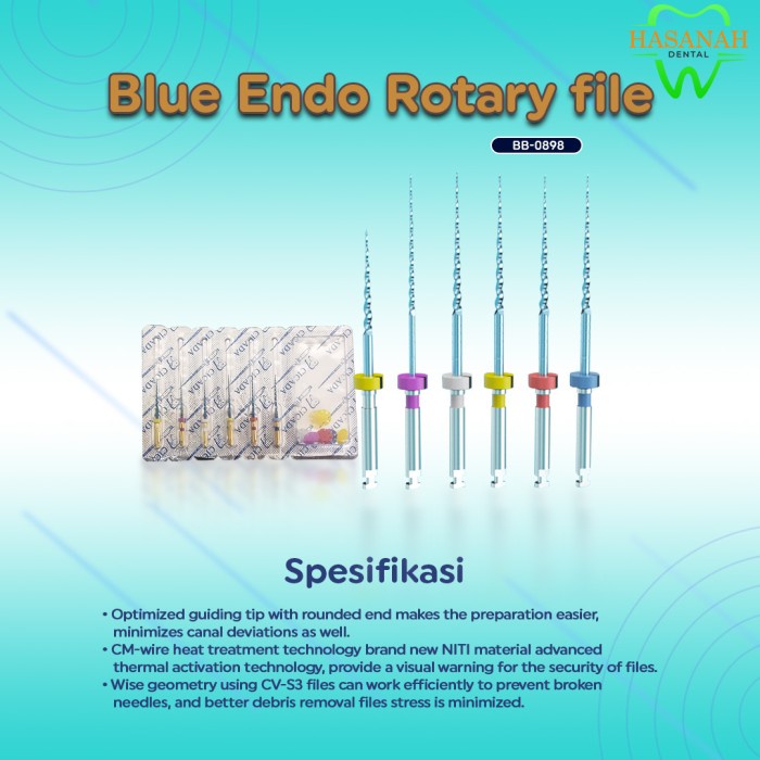 Jual Ready Blue Endo Rotary File ( endo file ) | Shopee Indonesia