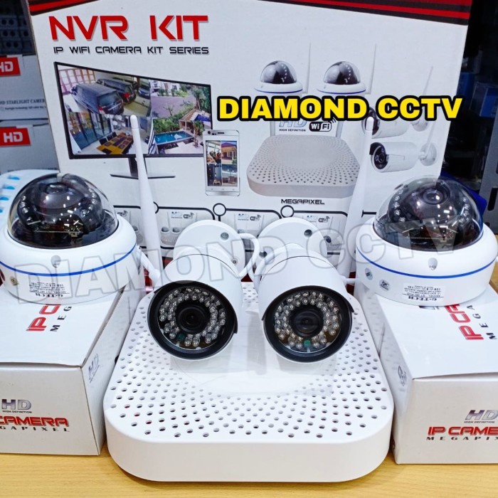 Jual PAKET CCTV IP WIRELESS / NVR KIT 4CH 3MP 1080P ( ADA AUDIO ) HDD ...