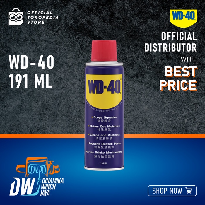 Jual WD-40 PENETRATING OIL (PELUMAS ANTI KARAT) 191ML | Shopee Indonesia